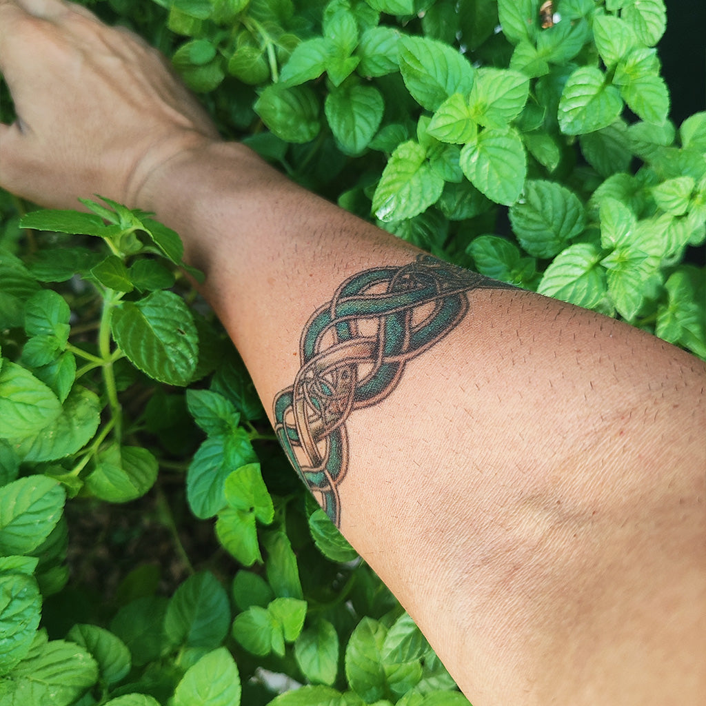 Celtic Dragon Armband Tattoo