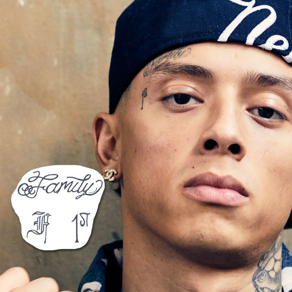 Central Cee Face Tattoo Set – TattooIcon