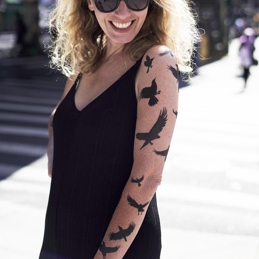 Crows Tattoo Set – TattooIcon
