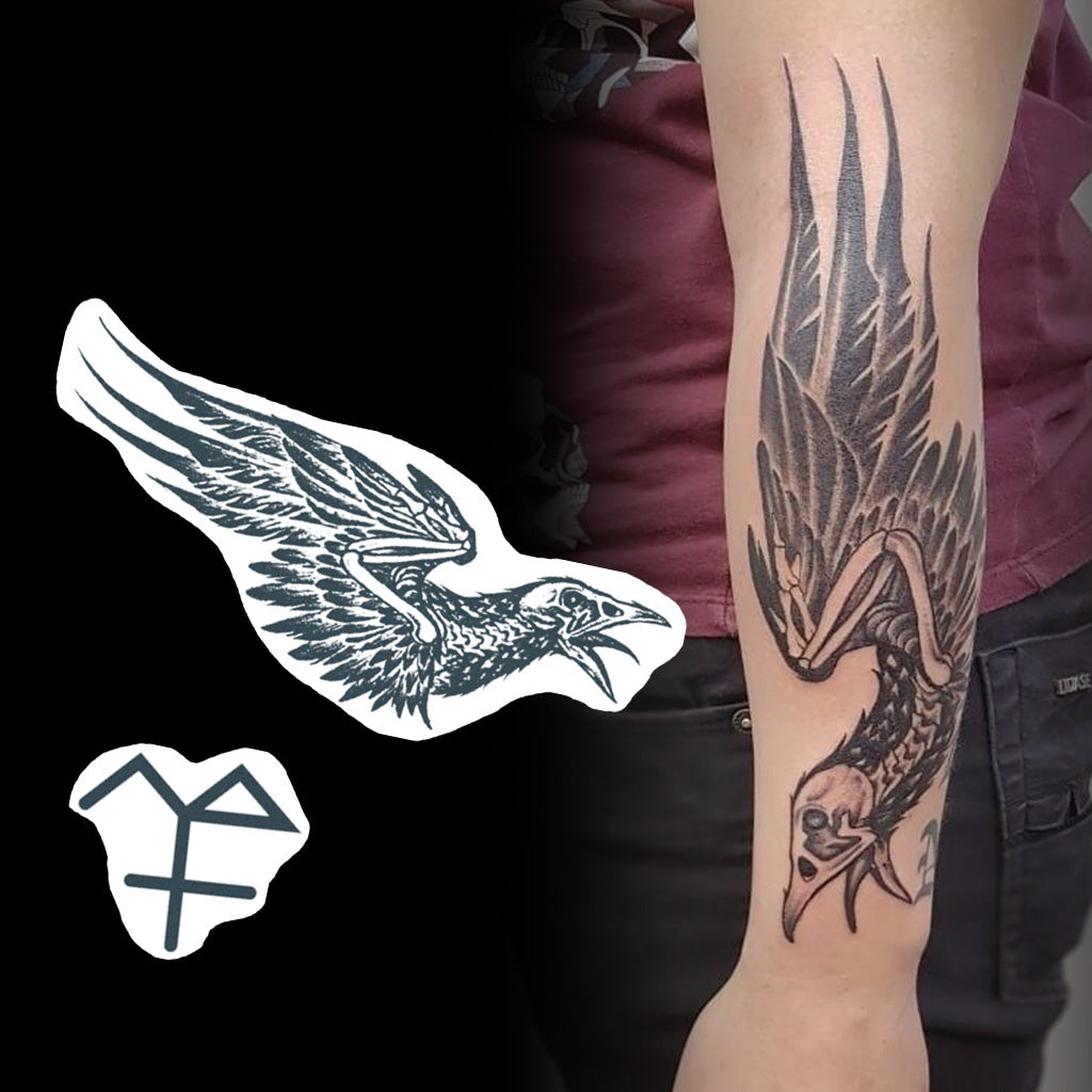 True Detective Bird Tattoos Rust Cohle Raven Tatto | TikTok