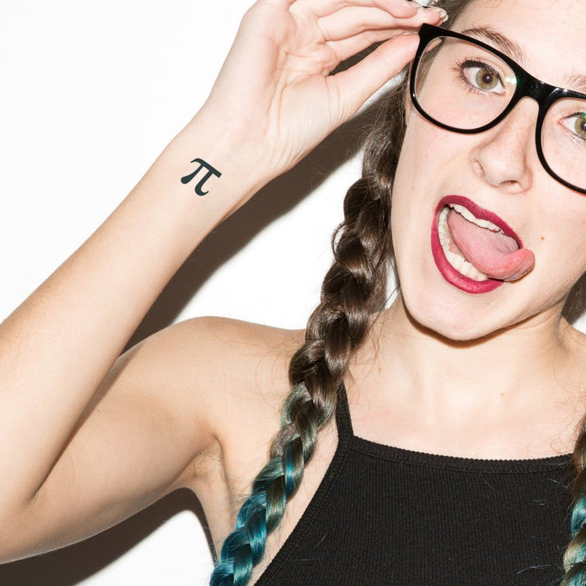 π Pi Symbol Temporary Tattoo Set (2 tattoos) – TattooIcon